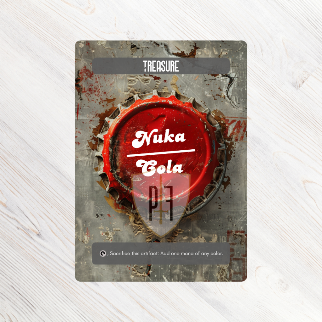 MTG Proxy Token: Treasure (Fallout) - MTGEtsy