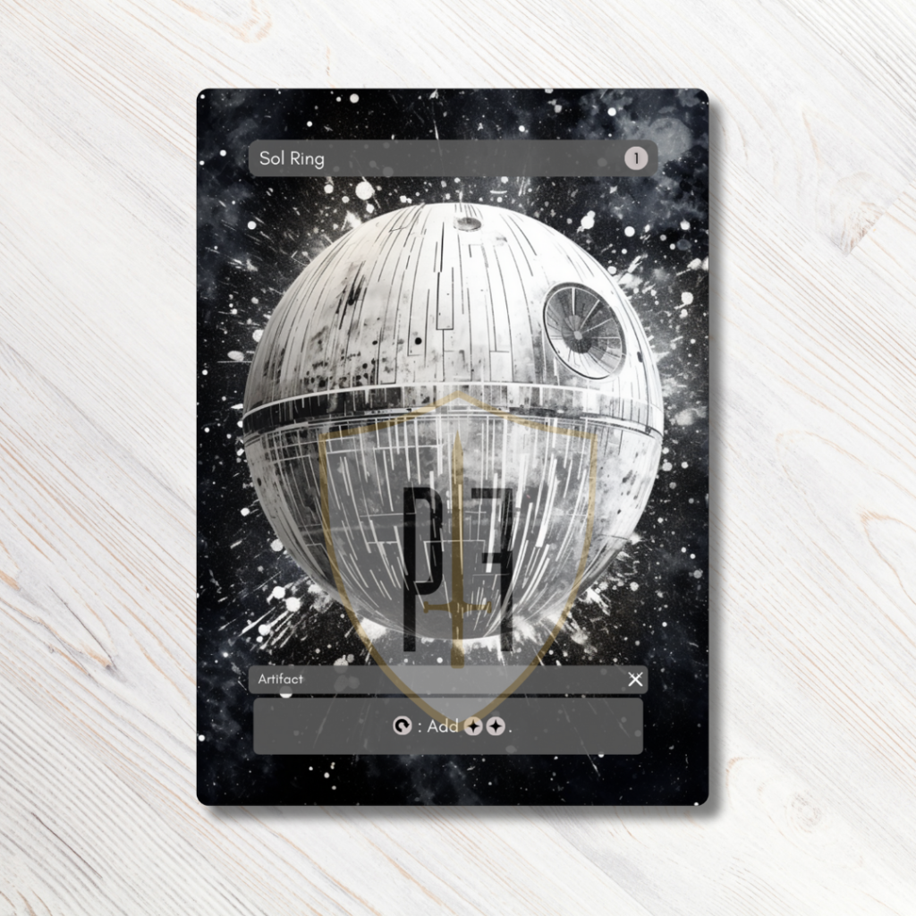 MTG Proxy Sol Ring: The Death Star - MTGEtsy
