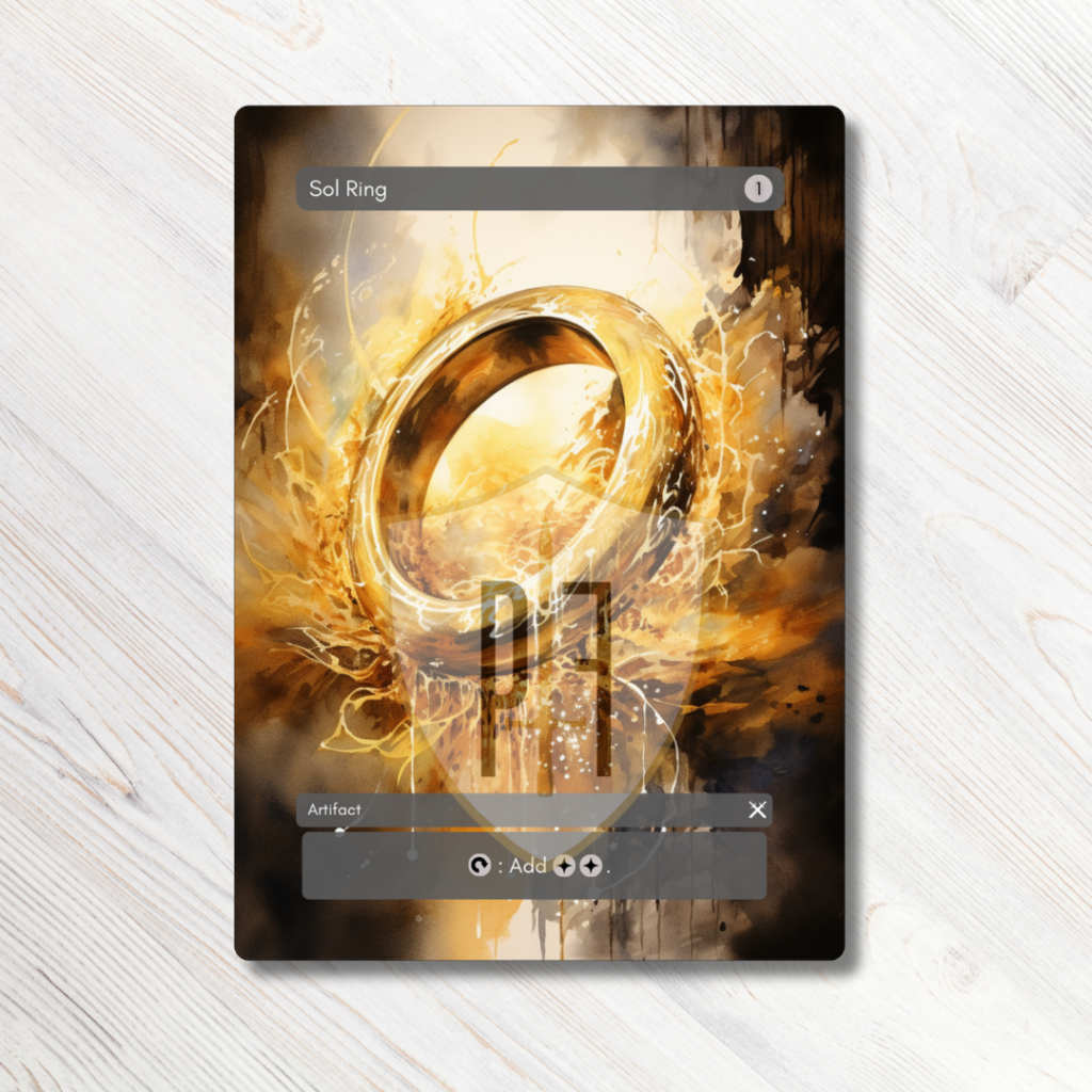 MTG Proxy Sol Ring: The One Ring - MTGEtsy