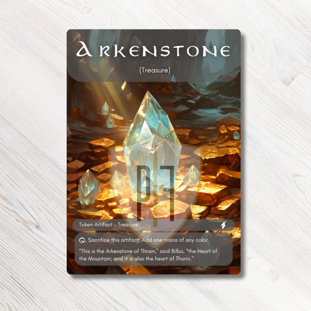 MTG Proxy Token: Treasure (Arkenstone) - MTGEtsy
