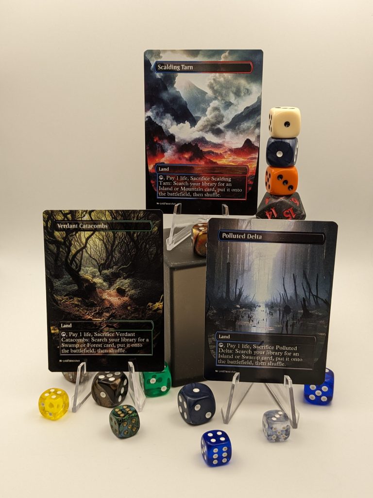 Custom Fetch Land Proxies Bundle for MTG - Artistic Magic Cards Set ...