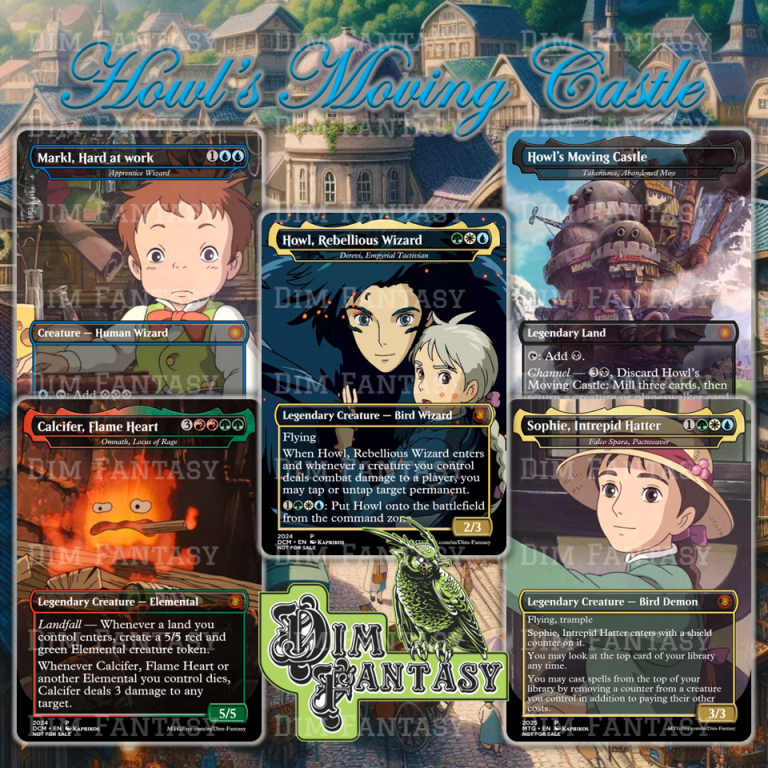 Studio Ghibli - Howl's Moving Castle Bundle - MTGEtsy