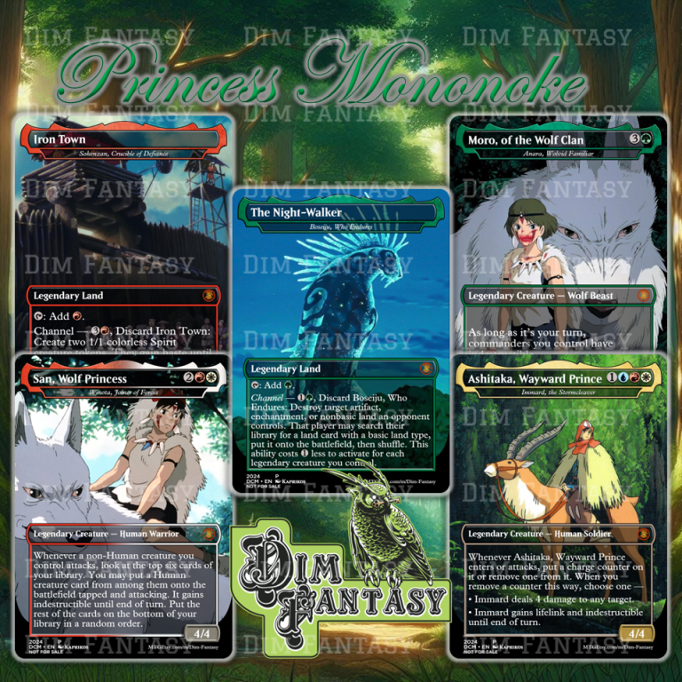 Studio Ghibli - Princess Mononoke Bundle - MTGEtsy