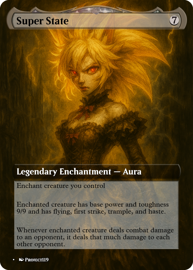 Super State – Legendary Gothic Aura Enchantment - MTGEtsy