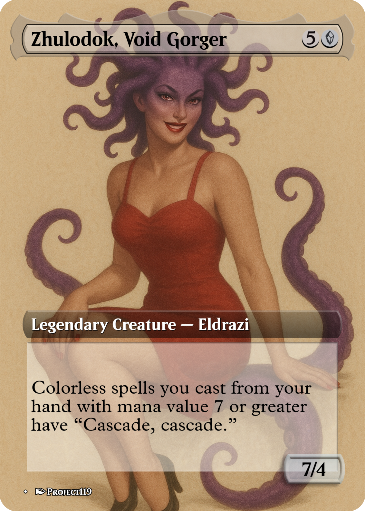 Zhulodok, Void Gorger – Eldrazi Glam Queen Commander Card - MTGEtsy