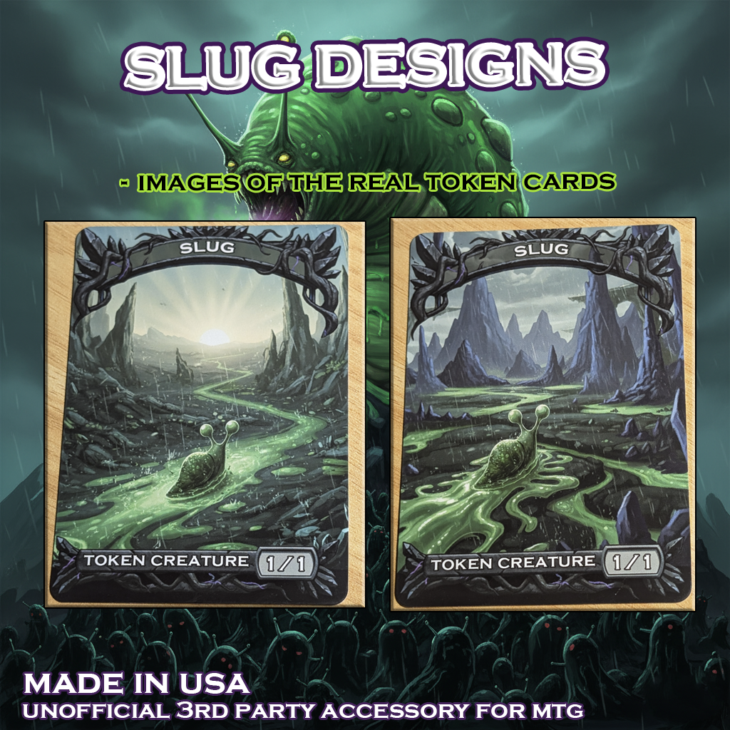 SLUG TOKEN and SLIME COUNTERS BUNDLE PACK - 15 SLUGS & 20 COUNTERS ...
